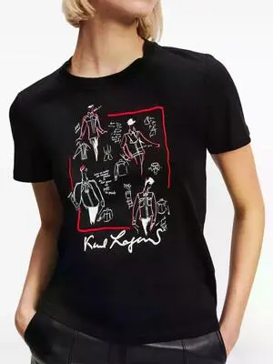 Karl Lagerfeld Series T-shirt - Black