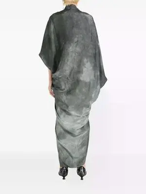 CORTANA Knot-detailing Midi Dress - Grey