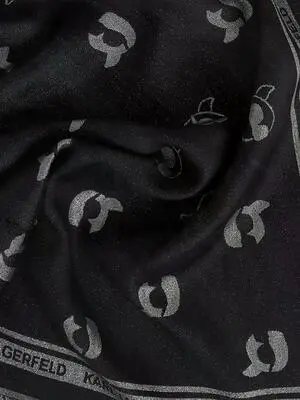 Karl Lagerfeld Ikon Jacquard Scarf