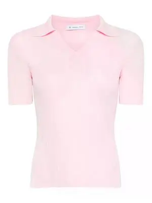 MANUEL RITZ Ribbed T-shirt - Pink