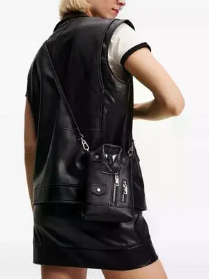 Karl Lagerfeld Leather Mini Crossbody Bag