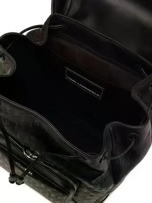 Karl Lagerfeld K/loom Leather Backpack
