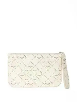 Zadig&Voltaire Monogrammed Clutch - White