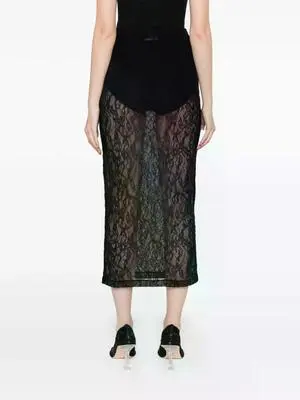 Wardrobe.NYC Lace Midi Skirt