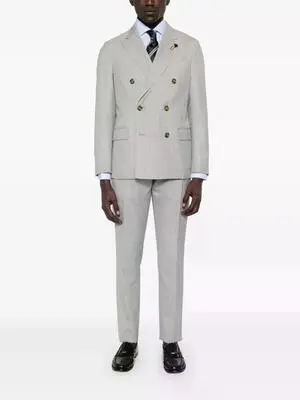 LARDINI Mélange-effect Suit