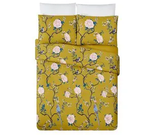 Dee Ocleppo Bird Chinoiserie 3pc Full/queen Com Forter Set