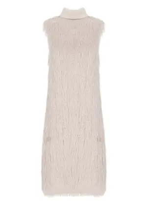 Peserico Aurea Sleeveless Dress - Beige