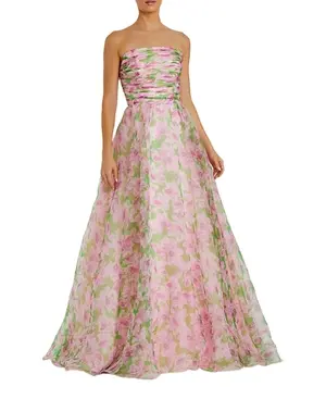 Strapless Chiffon Gowns