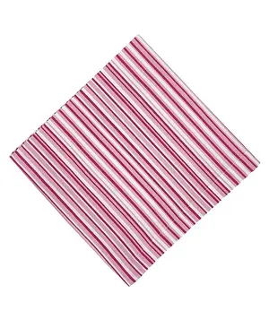 TINA CHEN DESIGNS Cotton Stripe Napkins, Set Of 4 - Pink