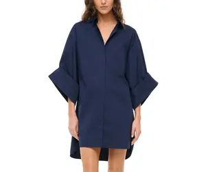 Staud Nico Poplin Dress