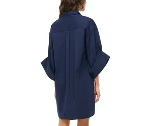 Staud Nico Poplin Dress