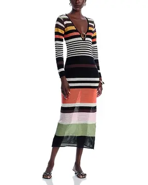 CALA DE LA CRUZ Magna Midi Dress - Agavebw
