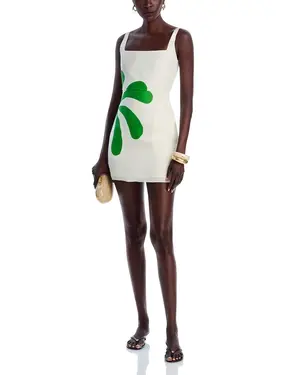 CALA DE LA CRUZ Parker Linen Mini Dress