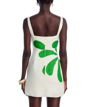 CALA DE LA CRUZ Parker Linen Mini Dress