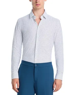 BOSS Performance Hank Slim Fit Shirt - Light Pastel Blue