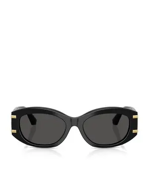 Dolce & Gabbana Dg Millennials Oval Sunglasses - Black