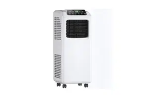 MECALE 9000 Btu Portable Air Conditioner With Built-in Dehumidifier And Remote Control - White
