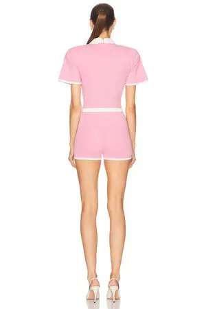 ROWEN ROSE Short Sleeve Romper