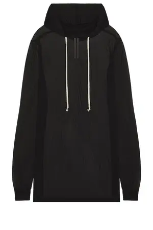 Rick Owens Mesh Hoodie - Black