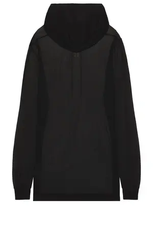 Rick Owens Mesh Hoodie - Black