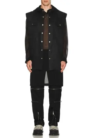 Rick Owens Mesh Hoodie