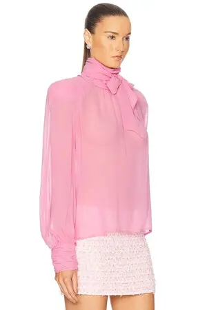 ROWEN ROSE Long Sleeve Top - Pink