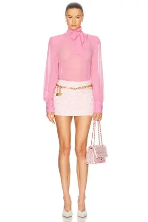 ROWEN ROSE Long Sleeve Top - Pink