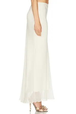 THE SEI Diaphanous Skirt - Cream