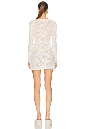 PRISCAVERA Stretch Lace Mini Dress