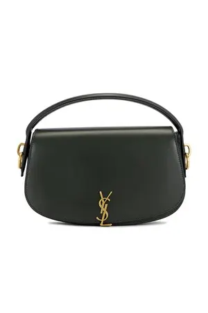 Saint Laurent Voltaire Shoulder Bag - New Vert Fonce