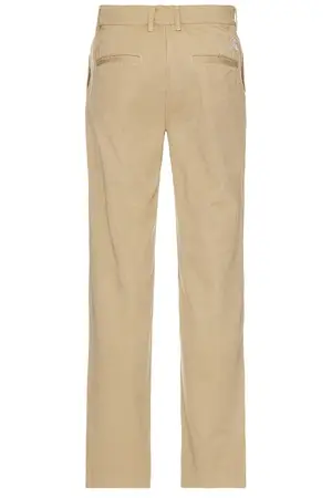 QUIET GOLF Monogram Chino Pant In Beige