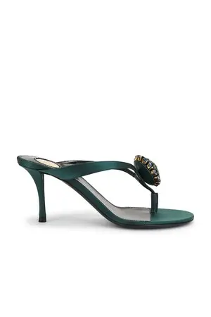 Saint Laurent Round Toe Sandals For Women