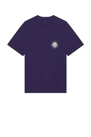 MALBON Moose Pocket Tee In Blue