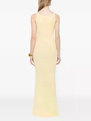 AYA MUSE Ribbed-knit Maxi Dress