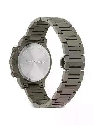 FERRAGAMO Sport Chrono 44mm Chronograph Watch - Grey