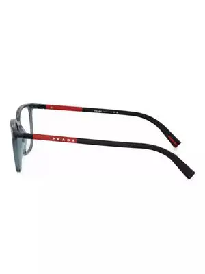 Prada Square Frame Eyeglasses - Grey