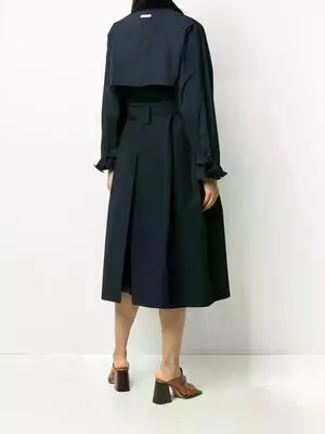 Prada Single-breasted Belted Trench Coat