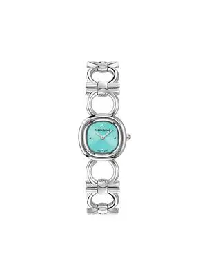 FERRAGAMO Double Gancini 25mm Watch - Blue