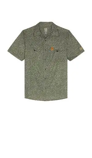 TOPO DESIGNS Retro River Shirt In Army