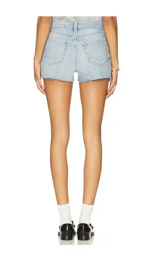 L'Agence Clark Denim Shorts - Fontana Destruct