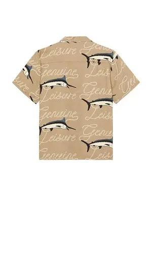 DUVIN DESIGN Dolphin Leisure Button Up Shirt