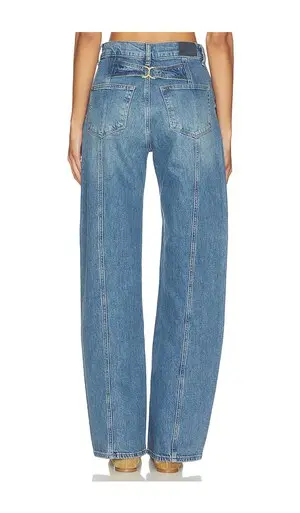 Paige Arellia Jeans Light Wash Wide Leg Denim - Keystone