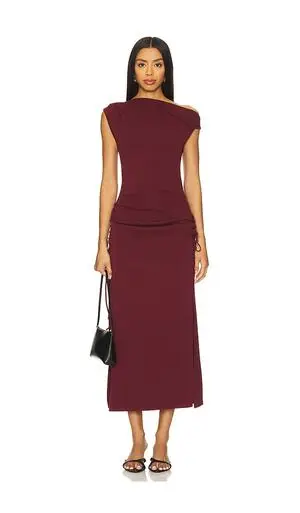 Lioness Original Sin Midi Dress - Maroon