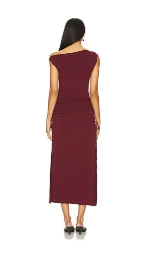 Lioness Original Sin Midi Dress - Maroon