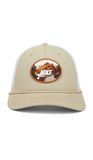 Nike Rise Cap - Desert Khaki  White  & Monarch