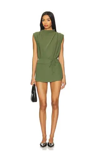 Amanda Uprichard Sleeveless Fabienne Top - Fern