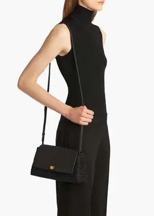 Khaite Raffia Crossbody Bag