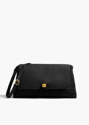 Khaite Raffia Crossbody Bag