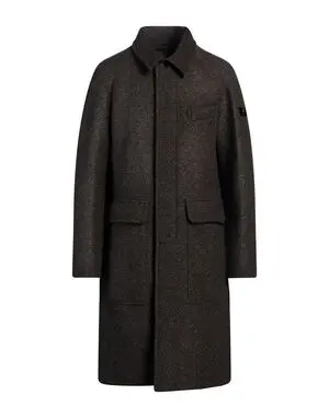 Peuterey Single-breasted Flannel Coat