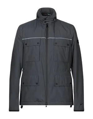 Peuterey Safari Jacket With Reflective Trims - Grey
